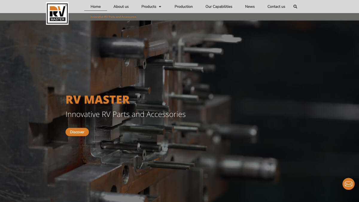 RV MASTER網頁設計案例展示 | 國際觀行銷